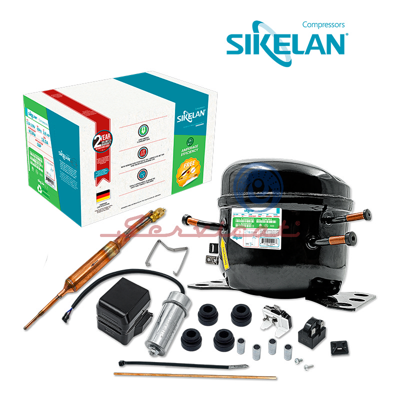 COMPRESOR 1/6HP - R134A - LBP ORIGINAL SIKELAN REFRIGERADORA TODAS LAS MARCAS | Distribuidores